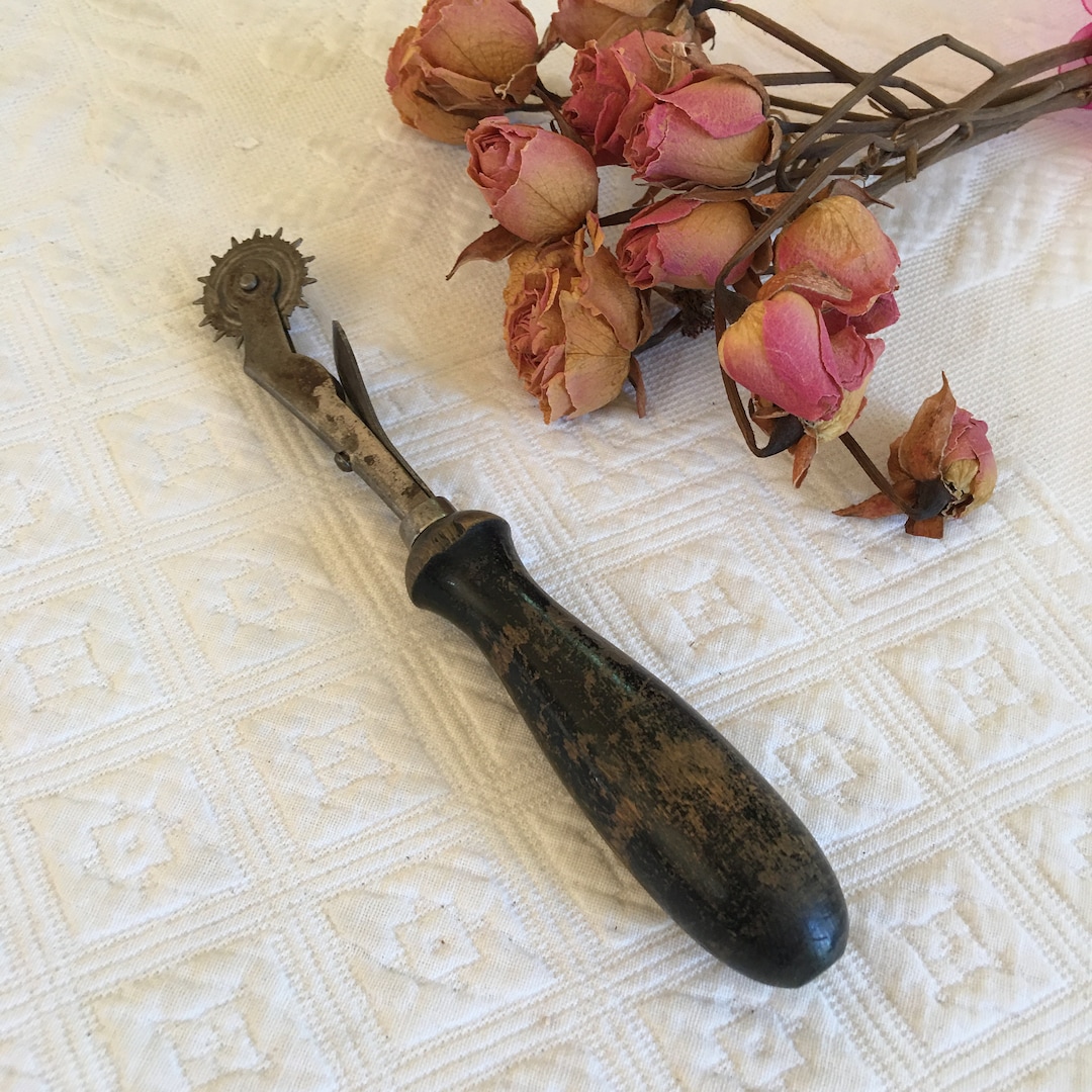 Vintage Wood Handled Rotary Marking Tool. Well Made and Unique With a ...