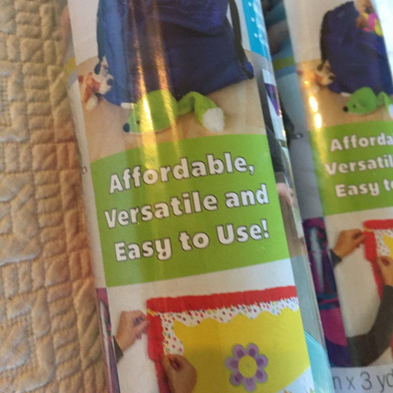 Vintage Oly Fun Multi-purpose Material. 30 X 3 Yds. 100% Polypropylene ...