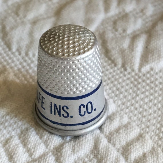 Vintage Advertising Thimble. Security Life Insurance Company | Etsy