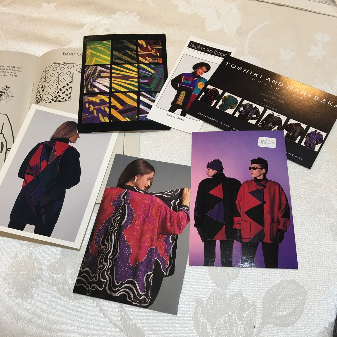 1998 Beth Nash Fine Fabrics Clothing and Accessories Pamphlet and 5 ...