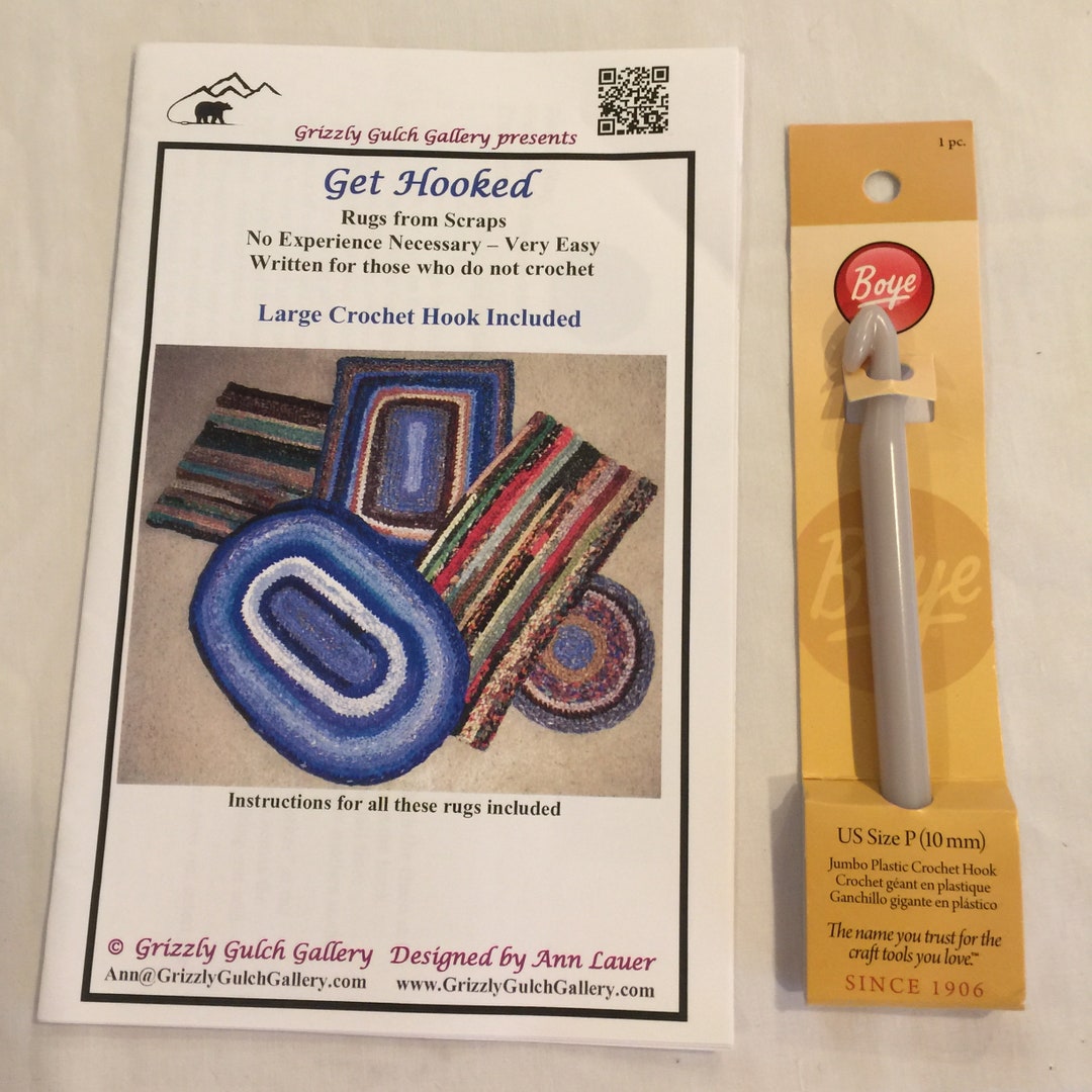 Vintage Rug Crochet Hook to Make Rugs From Scraps. Get Hooked by ...