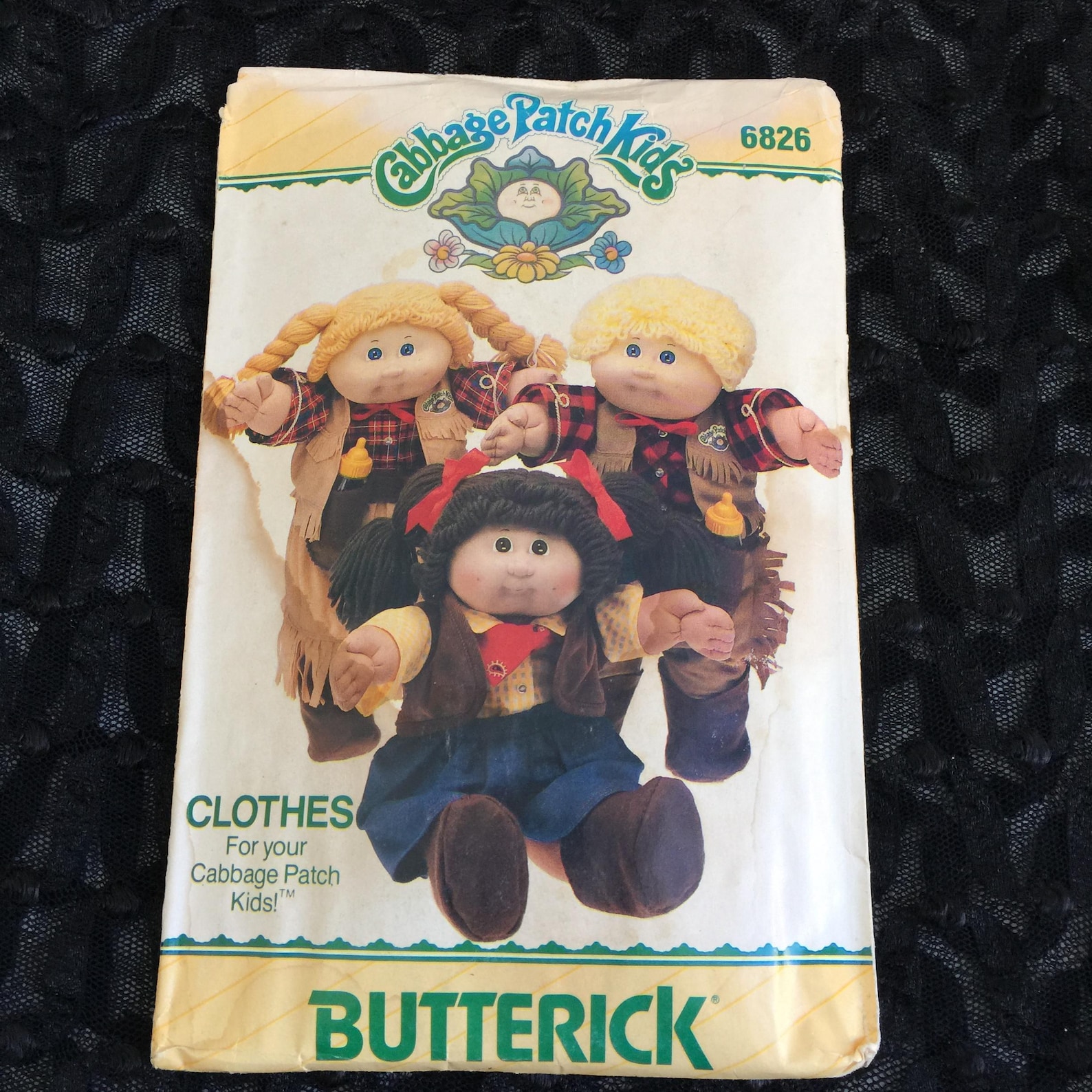 Vintage 1984-85 Cabbage Patch Kids Patterns 354 Rainwear, 6511 Shorts ...