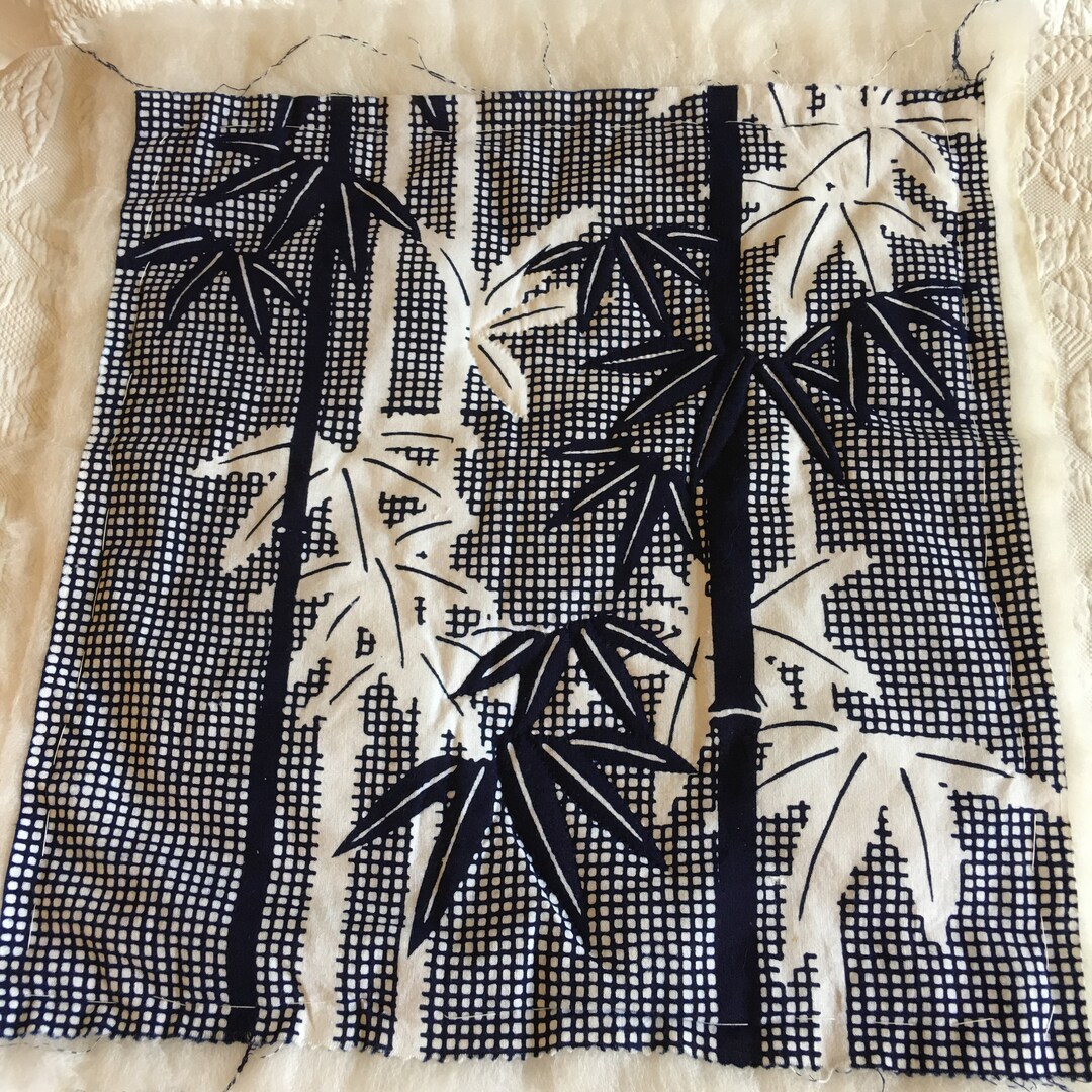 Decorator Pillow Fabric. Layered With Batting and Backing and the ...