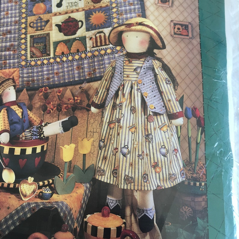 Tea Time Tilly by Debbie Mumm. Patterns for Tilly the Doll 21", Tiny ...