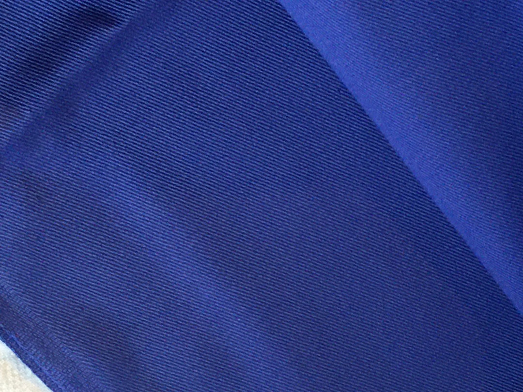 Royal Blue Twill Fabric Sold by the Yard. Great for All Kinds of Sewing ...