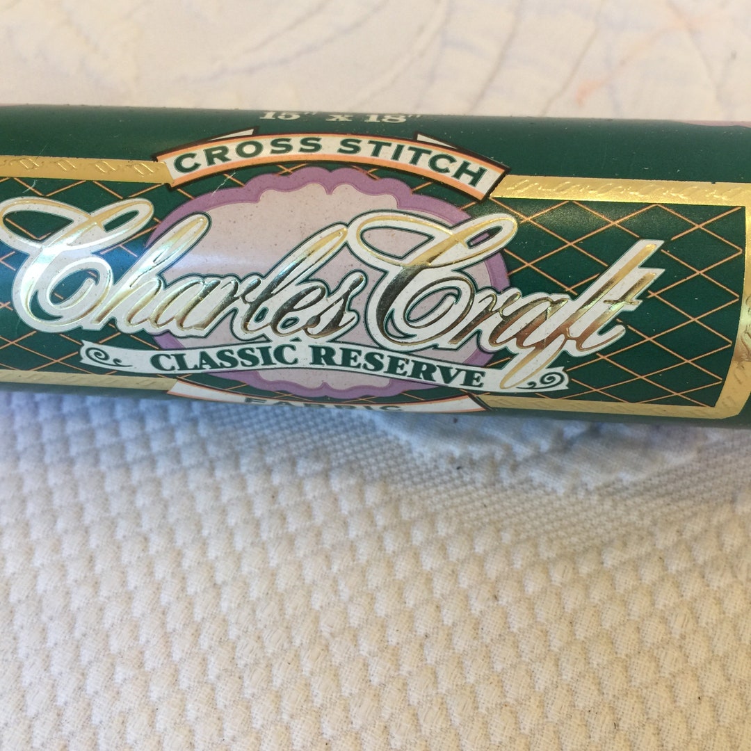 Charles Craft 22 Count Cross Stitch Fabric 15" X 18" in White. "if It's ...