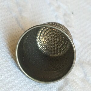 Vintage Germany Thimble. A Good Old Vintage Thimble. Center of the Top ...