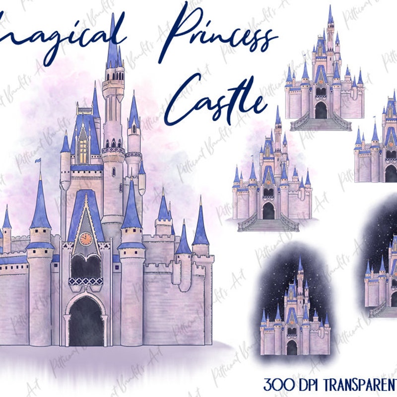 Castle Clip Art - Etsy