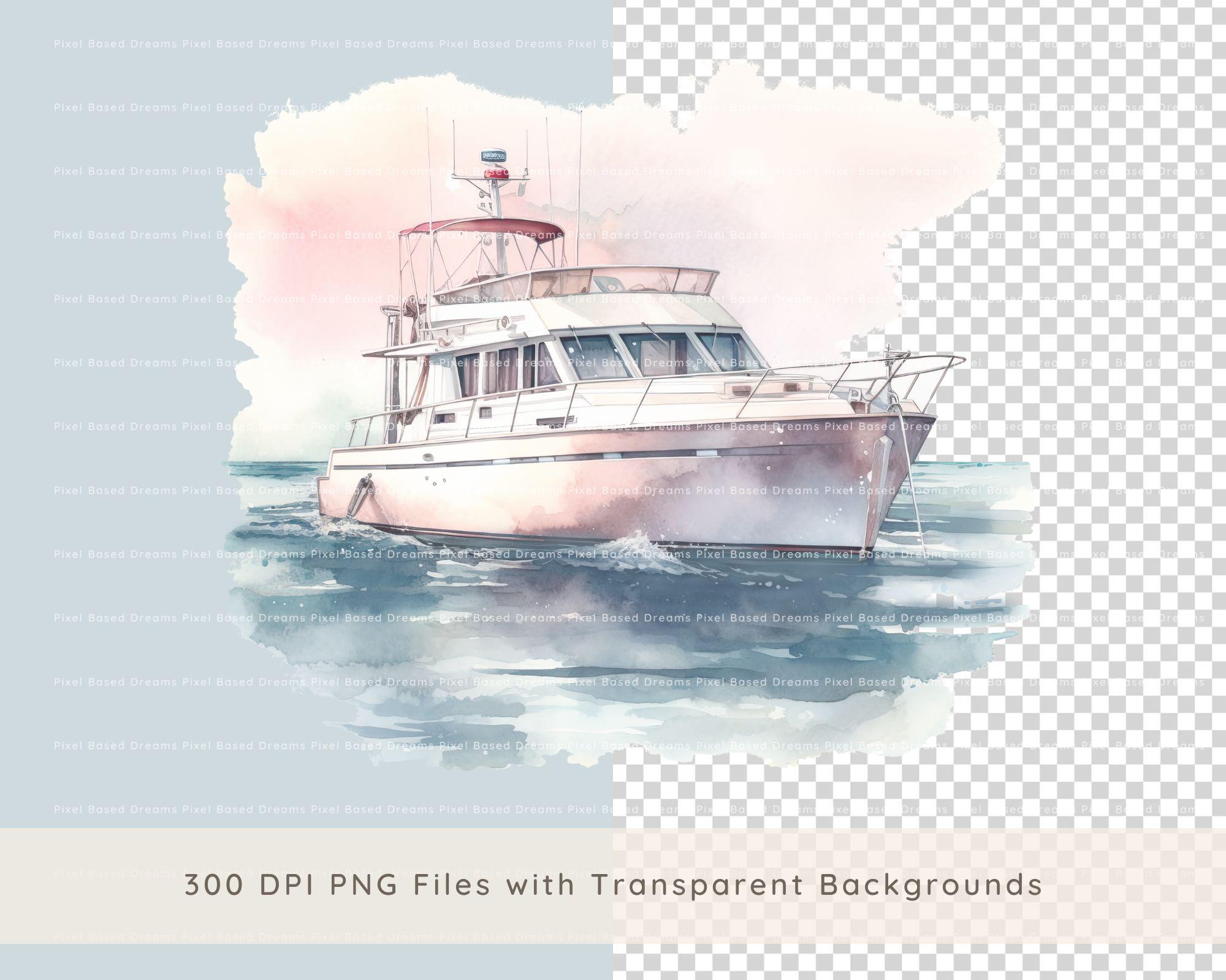 Beach Collection Clipart | Digital Watercolor Clip Art | PNG Graphics ...