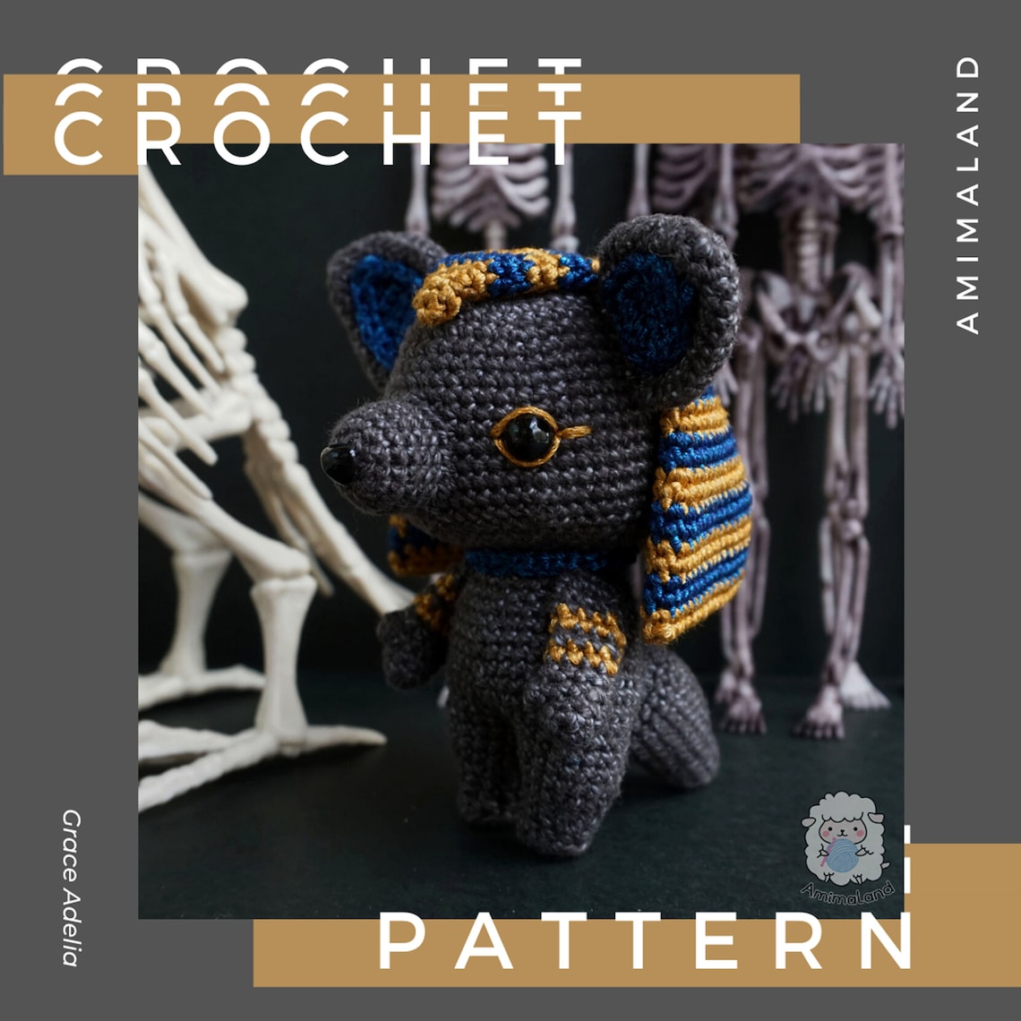 CROCHET PATTERN: Anubis, Prince of Egypt - Etsy UK