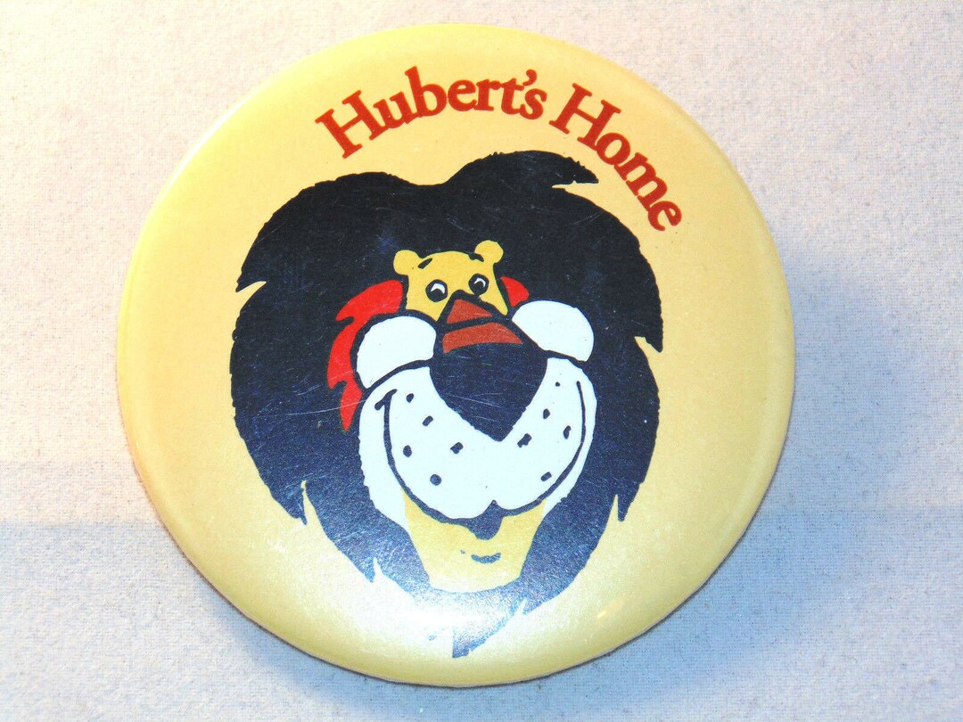 Vintage Harris Bank Hubert's Home Lion Button Clip on Collectible ...