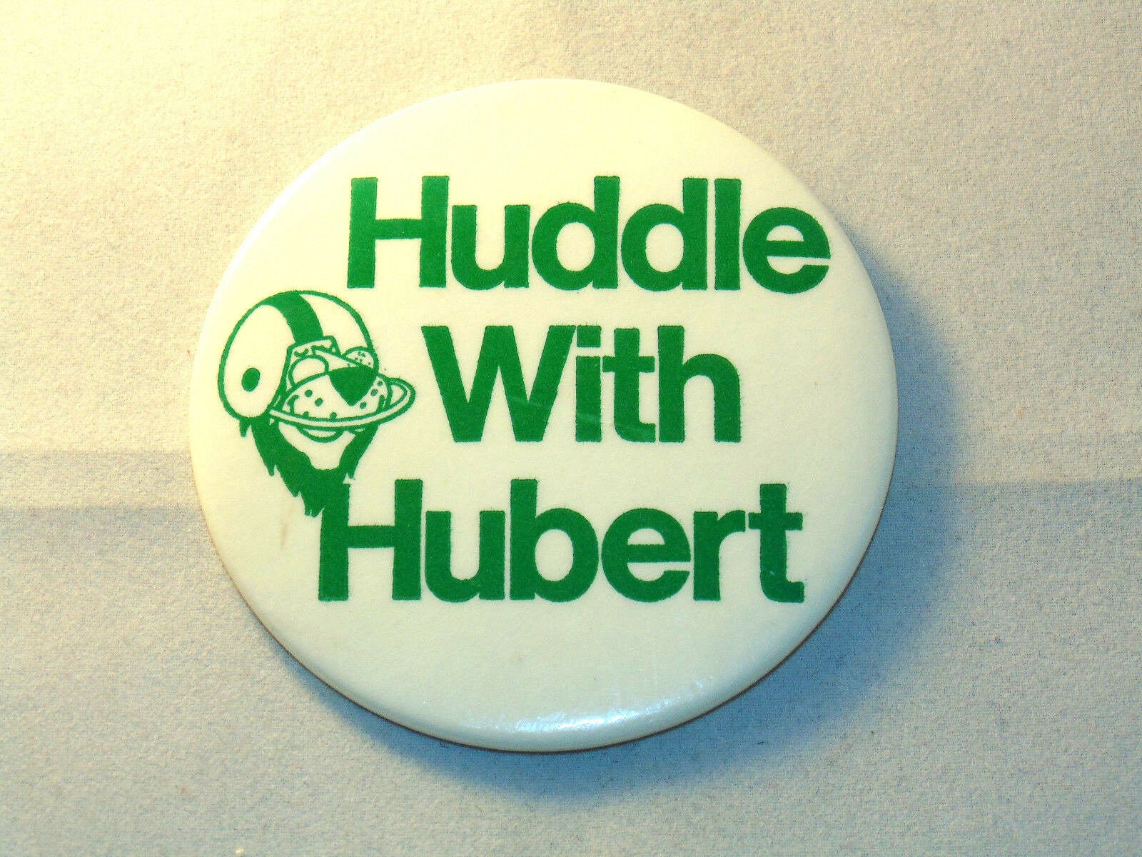 Vintage Harris Bank Huddle With Hubert the Lion Button Football ...
