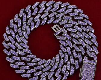 Iced Out Cuban Link Chain - Etsy