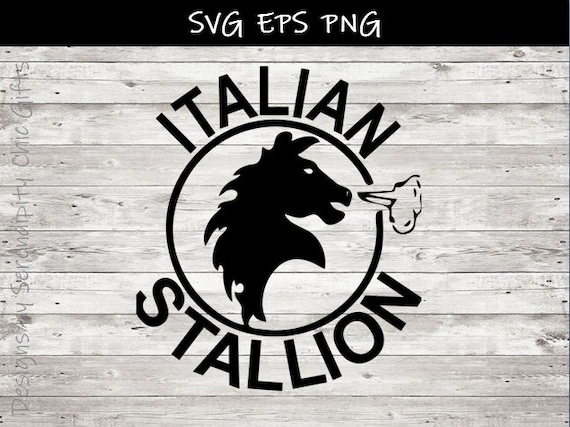 Italian Stallion SVG EPS PNG Vector Image Download | Etsy