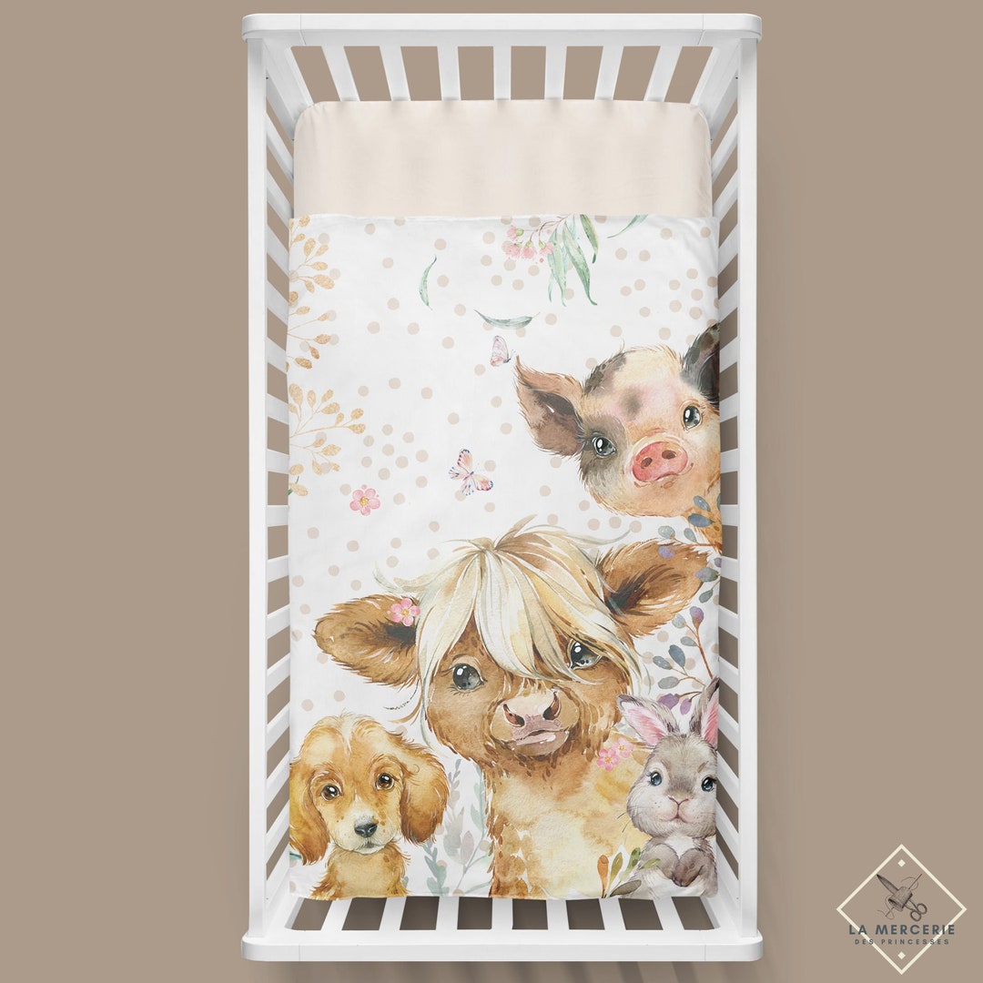 En Stock Farm Animals Panel for Blanket Approx 70x95 Rabbit - Etsy