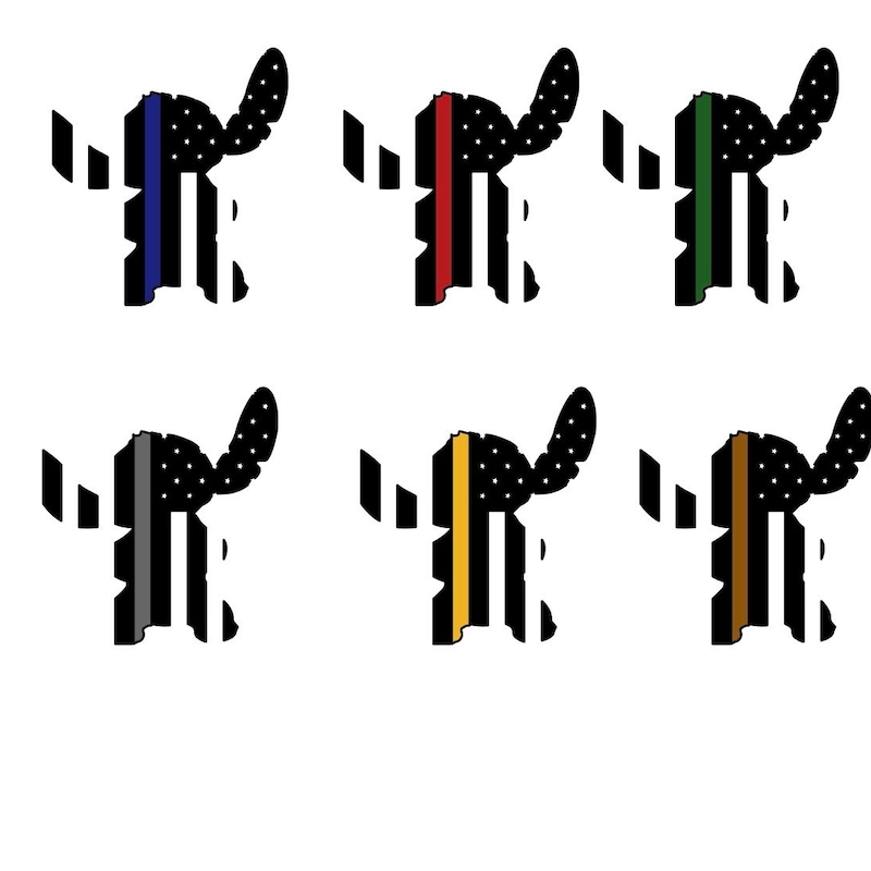 Thin Gold Line Decal - Etsy