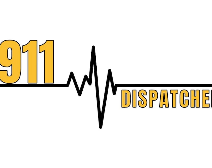 911 Dispatcher Vinyl Decal - Etsy
