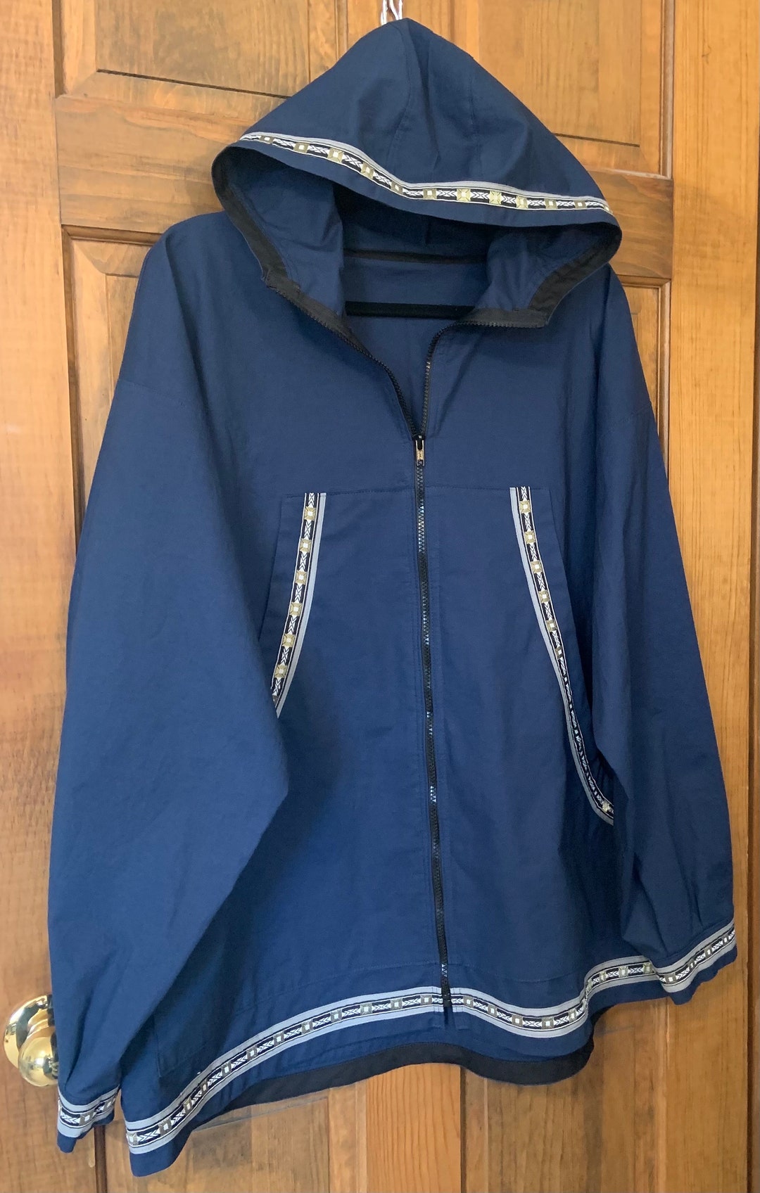 Men’s Blue Full Zip Kuspuk - Choose Regular or Fleece Lined - Etsy