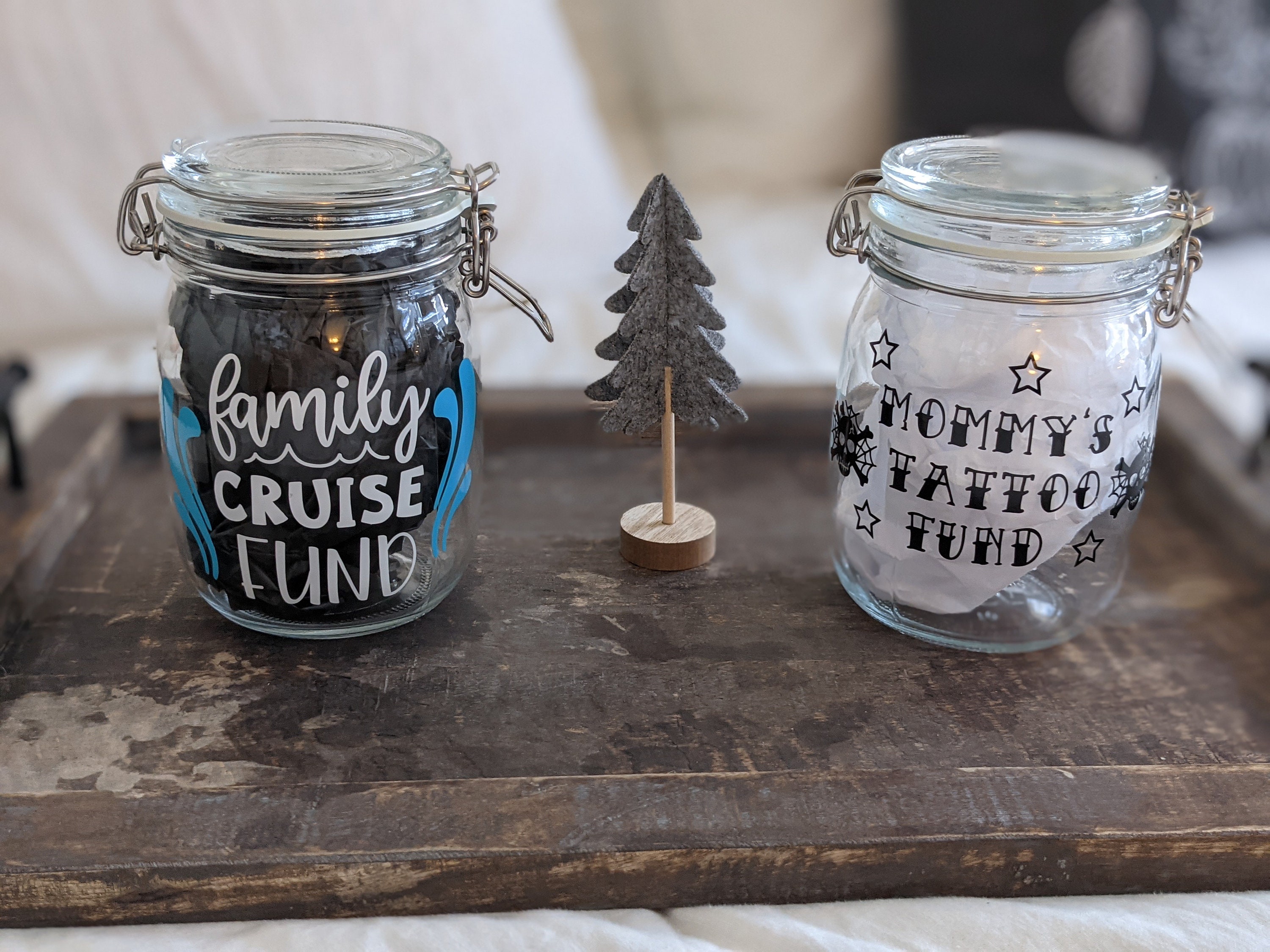 Mommy's Tattoo Fund savings jar/bank - Etsy.de