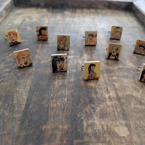 Vintage Archie Comic Scrabble Tile Rings - Etsy