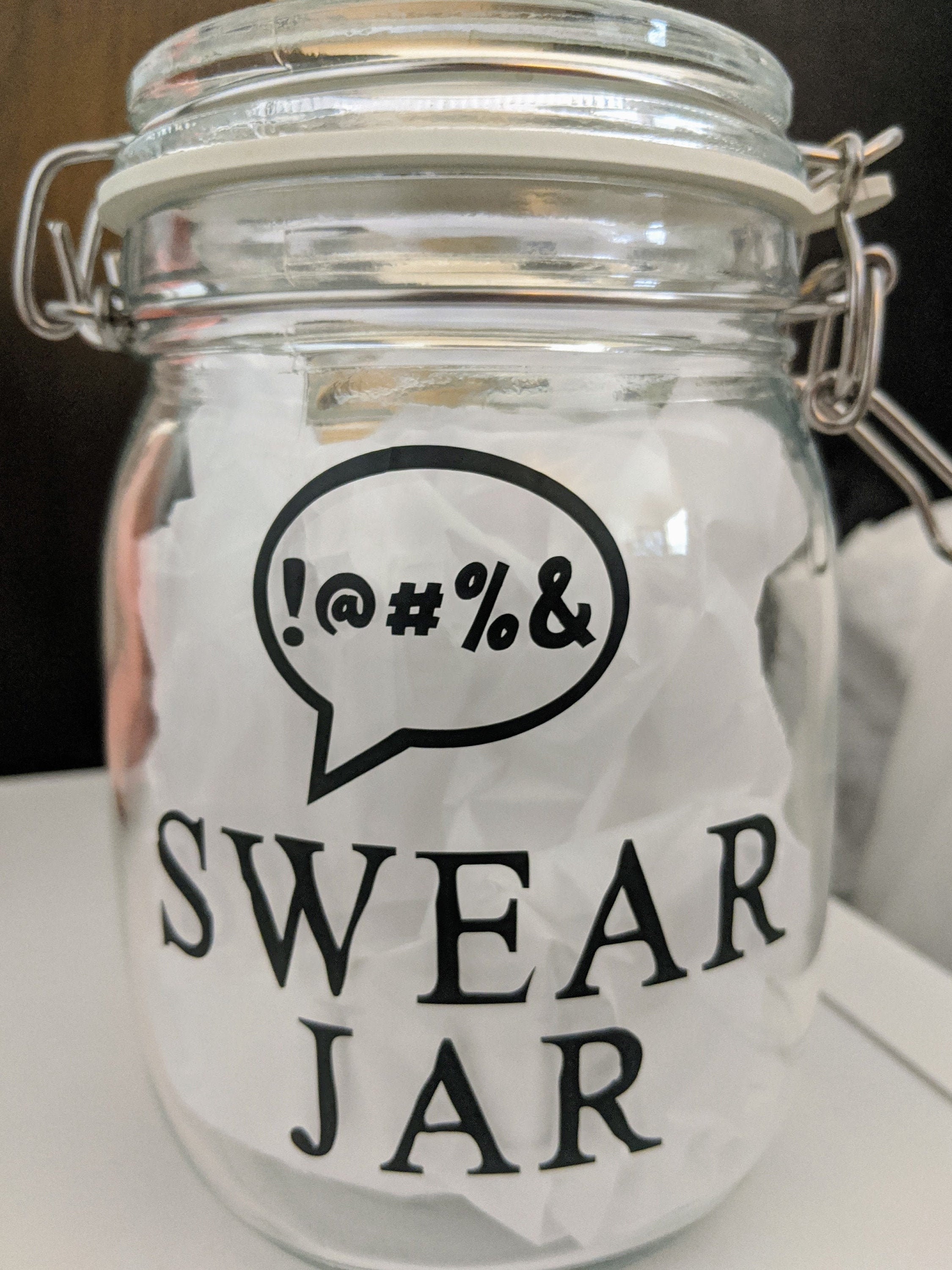 Swear Jar Savings Jar/piggy Bank - Etsy