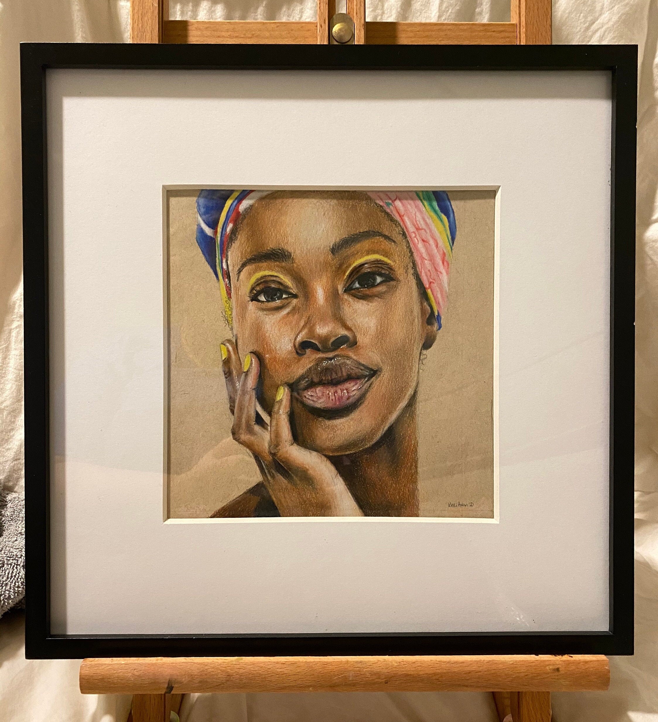 Original Colored Pencil Drawing - Etsy