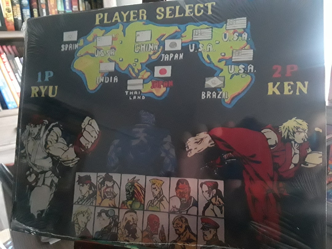 Street Fighter 2 Character Select Aluminum Print 8x10 - Etsy