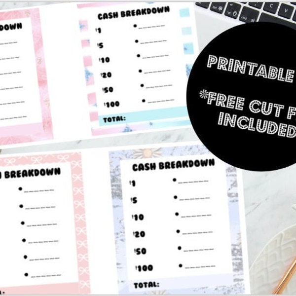 Bill Breakdown Sheet - Etsy