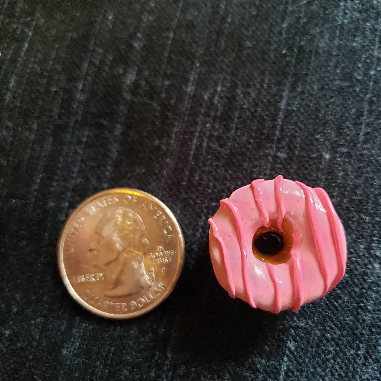 SET OF 4 Donut Magnets – Handmade Polymer Clay Doughnut Fridge Magnets ...