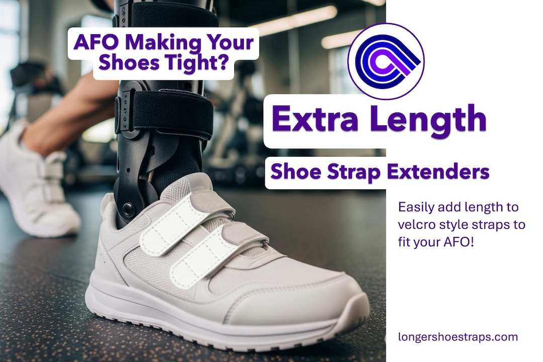 Add Length and Width to Your Velcro Strap Shoes for AFO (ankle-foot ...
