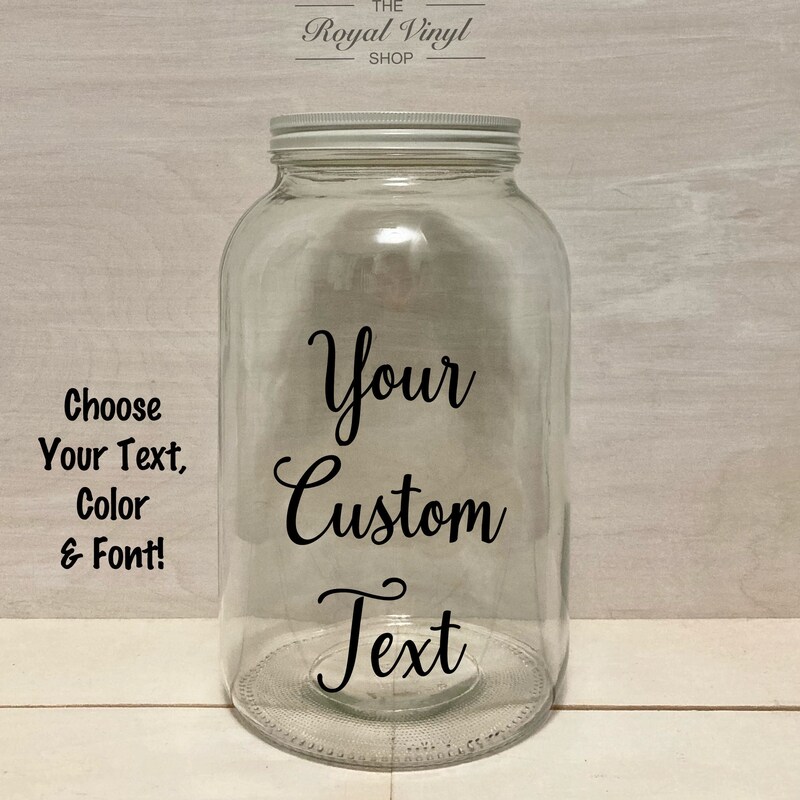 Personalized Change Jars - Etsy