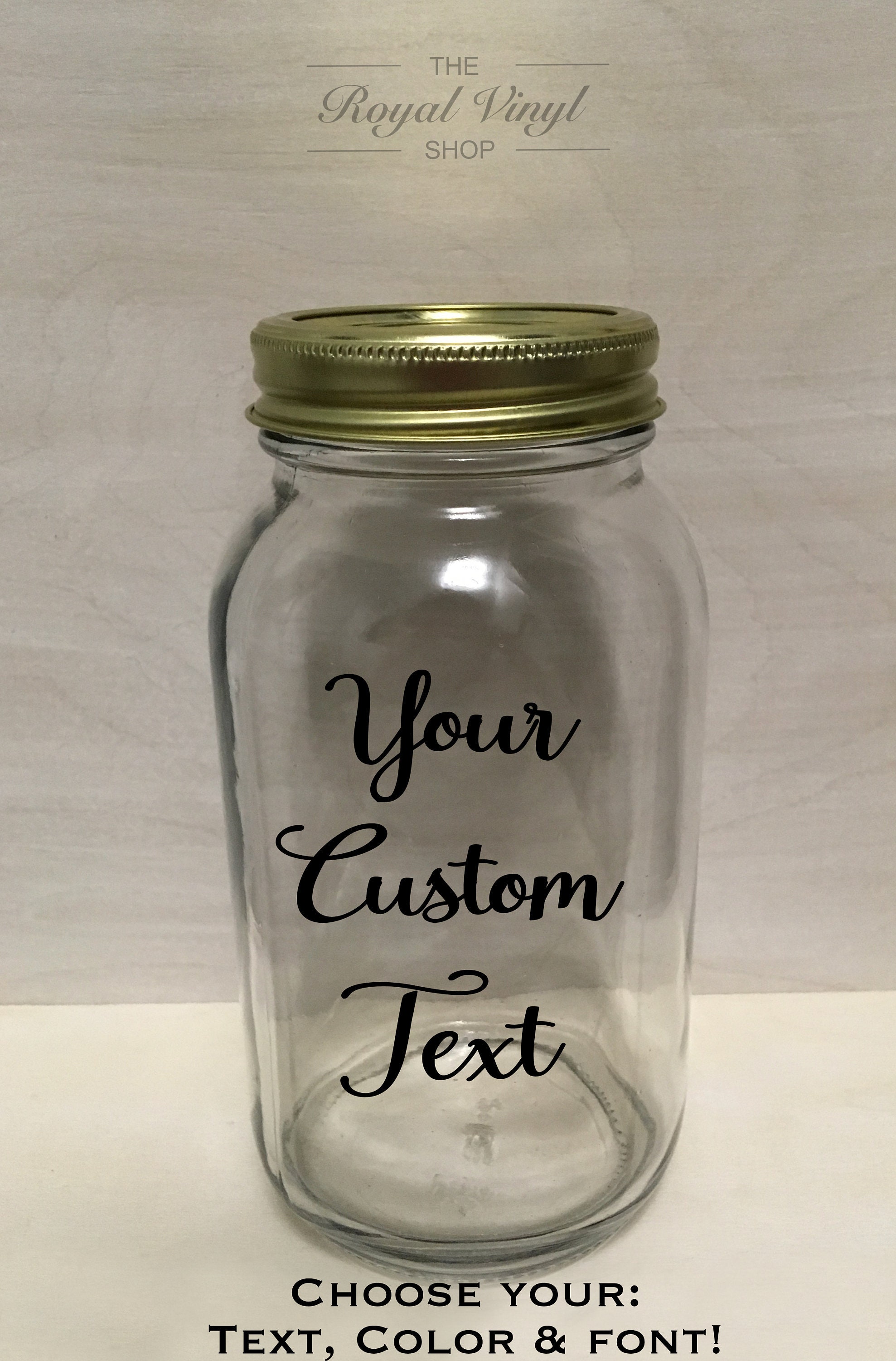 32oz 1 Qt Dollar Coin Money Slot Lid Glass Mason Jar Custom - Etsy