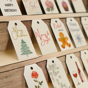 Unique Gift Tag for Present Rustic Holiday Present Tags Handmade Gift ...