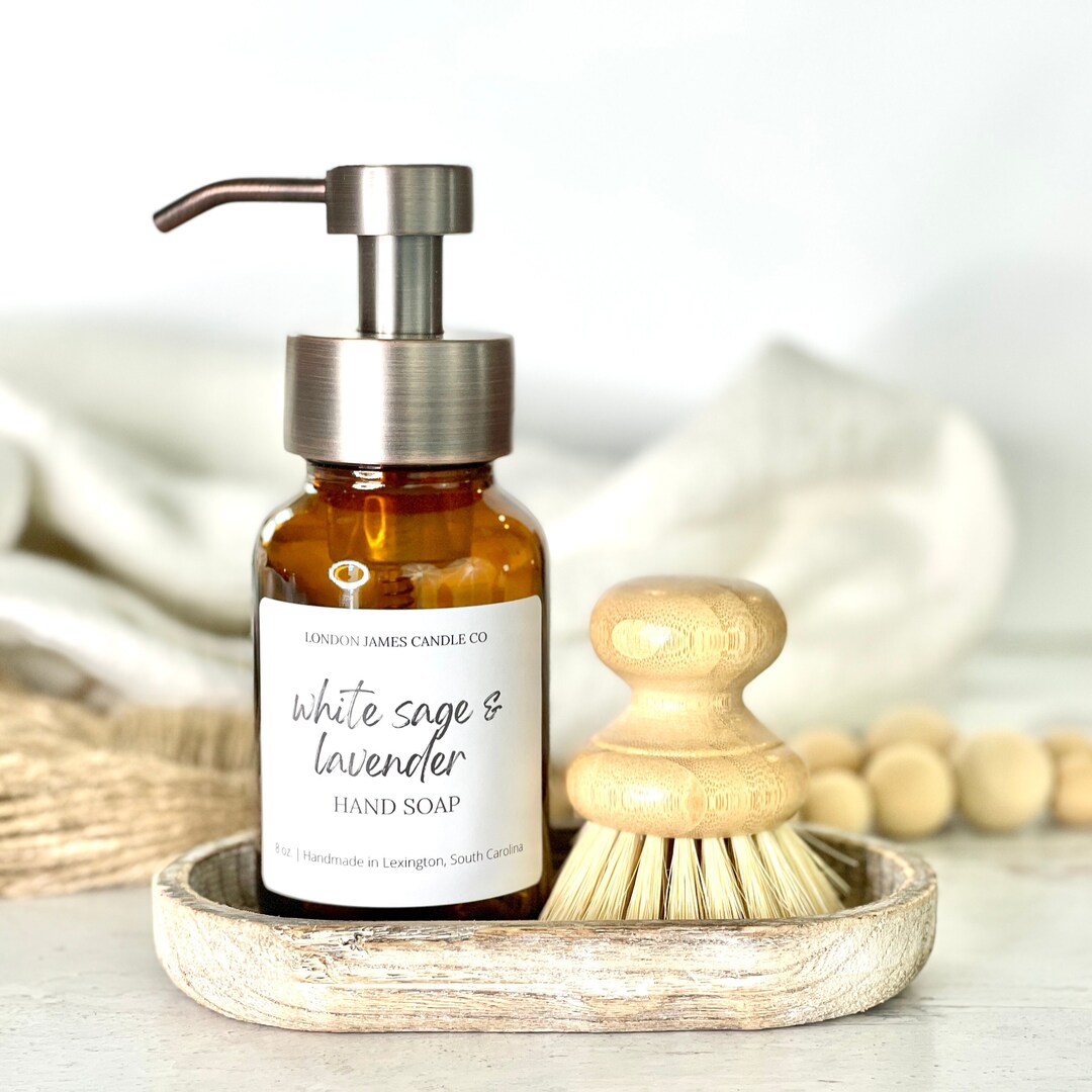 Soap Dish Brush Set Hand Soap Gift Set Bamboo Dish Brush - Etsy