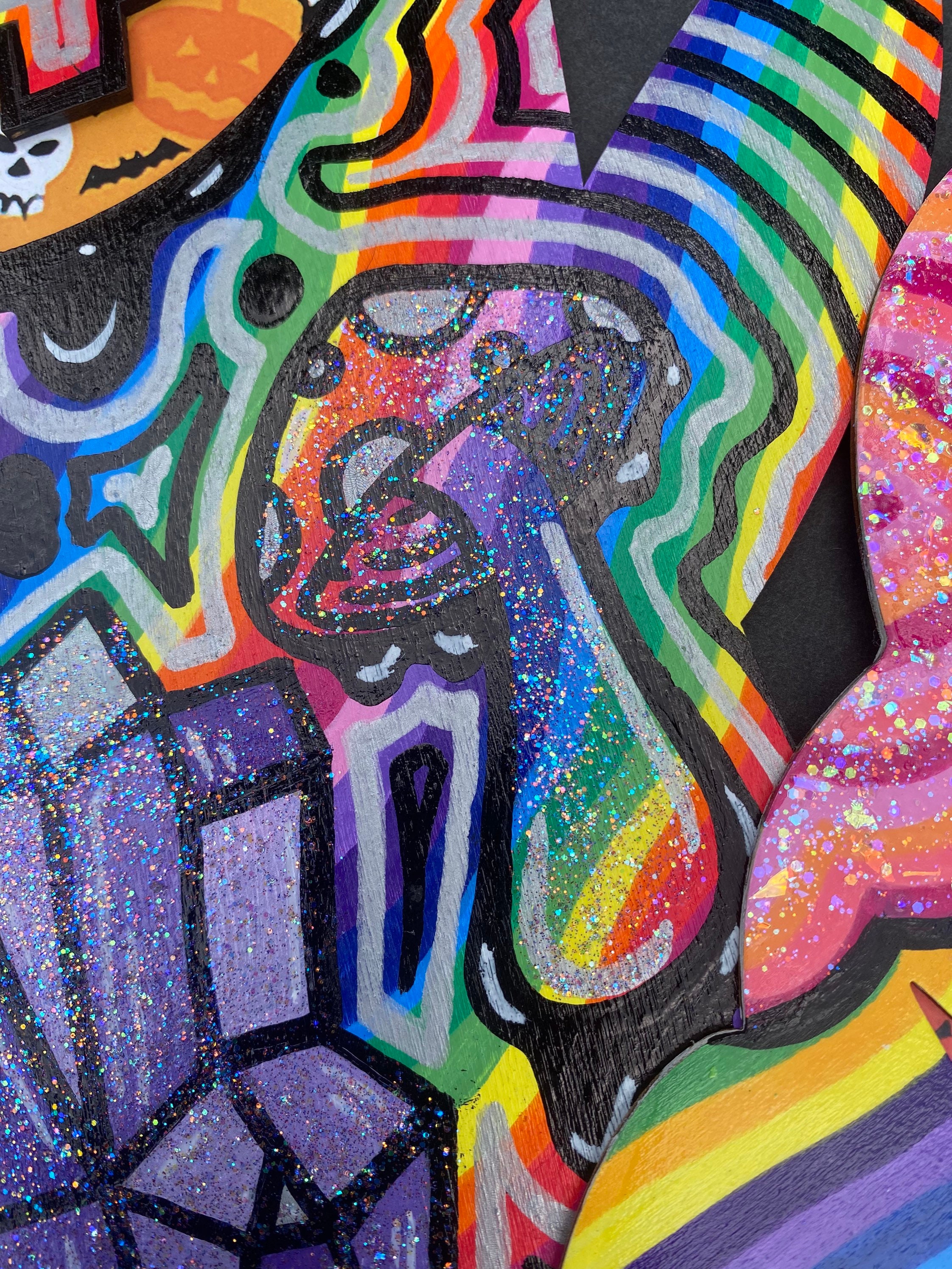 Hauntingly Handsome Acrylic Painting - Etsy