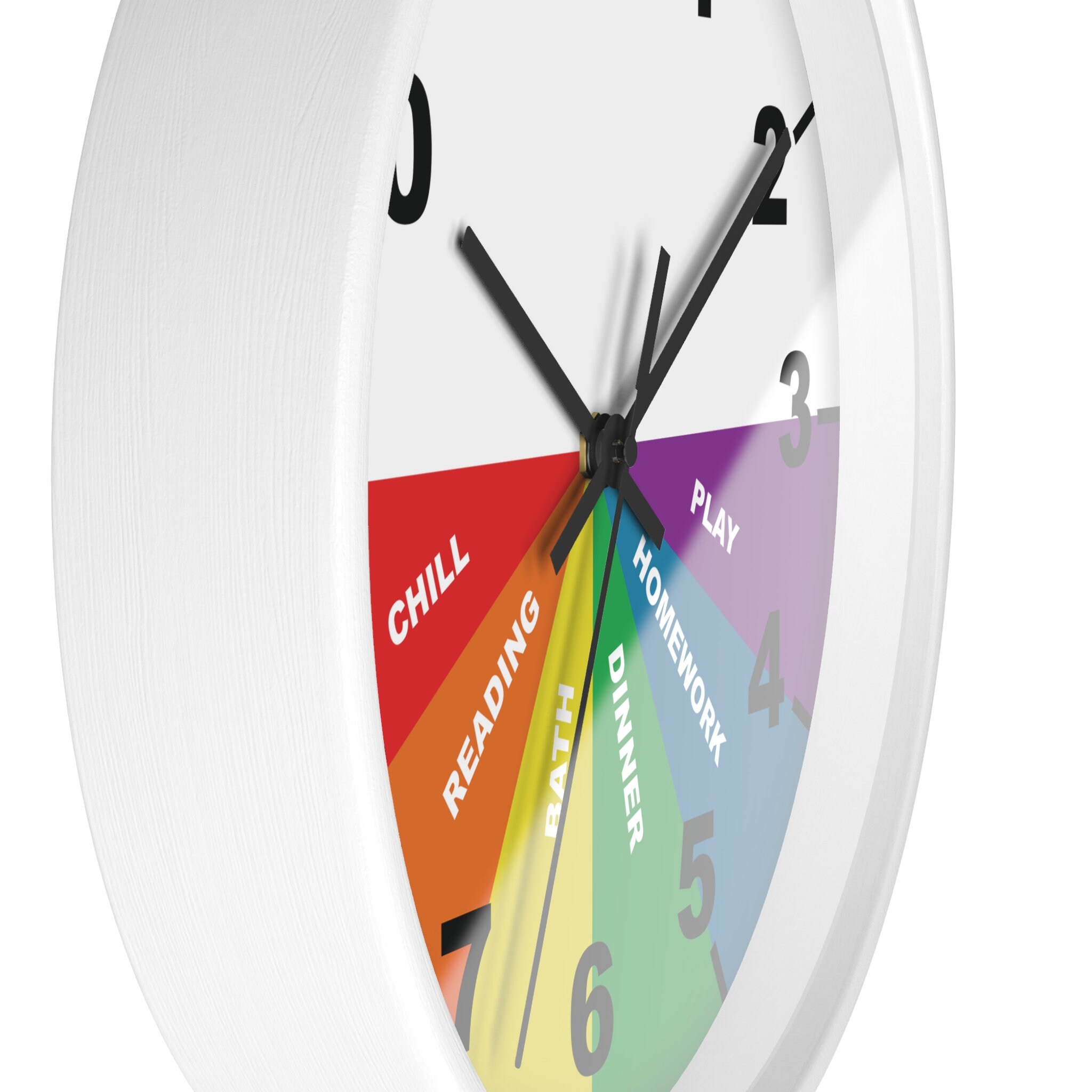 Customizable Daily Schedule Clock for Children, Kid's After School ...