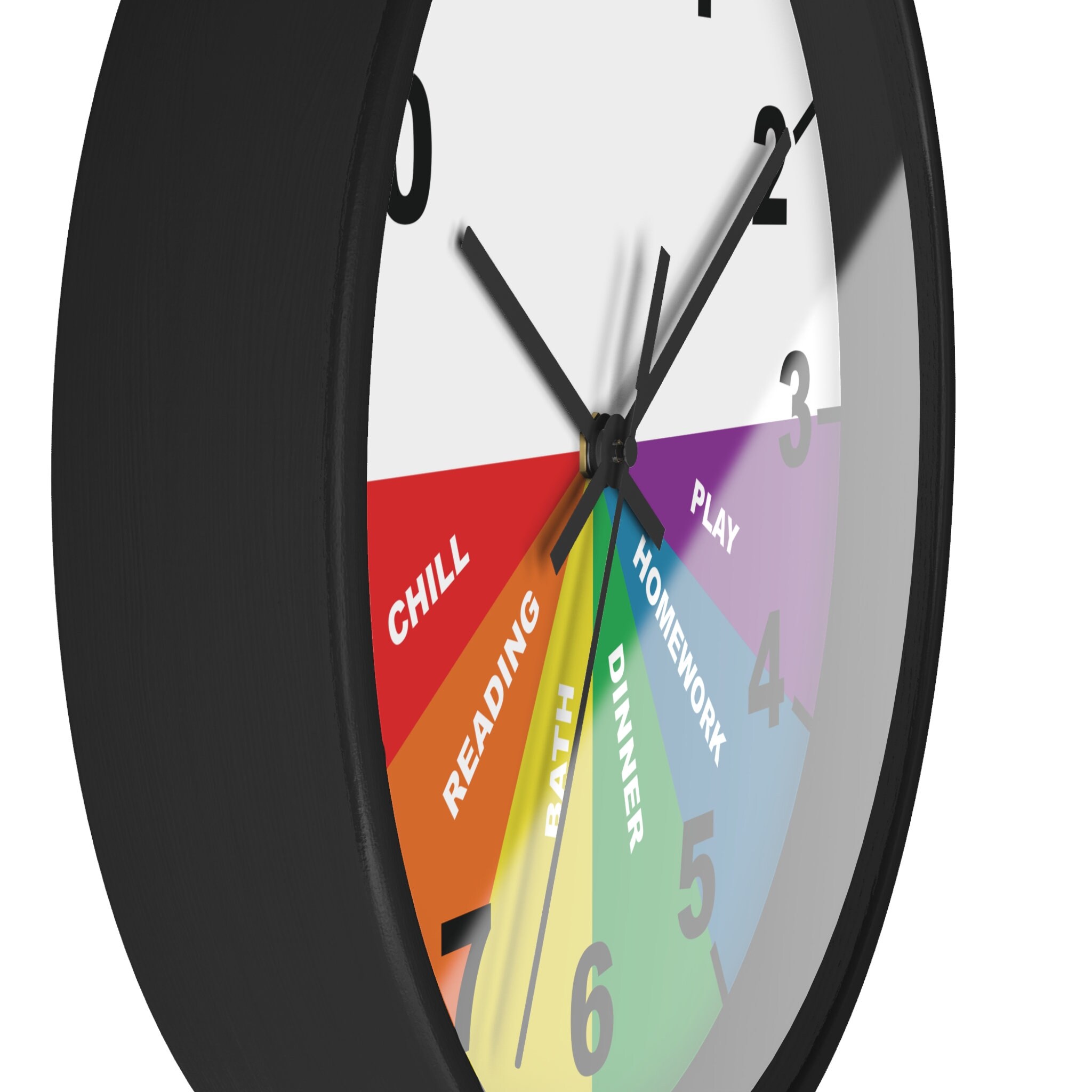 Customizable Daily Schedule Clock for Children, Kid's After School ...