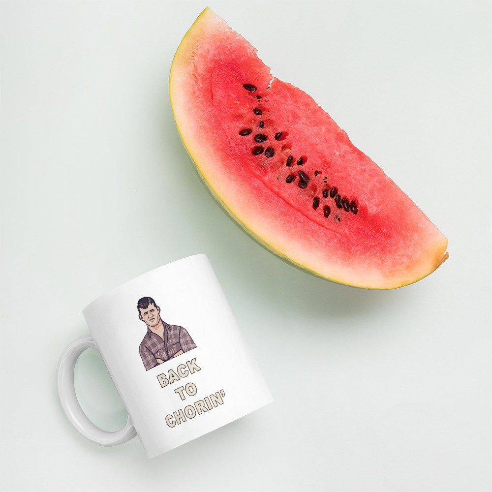 Back to Chorin' Mug | Letterkenny Fan Coffee Cup | Dishwasher Safe Tea ...
