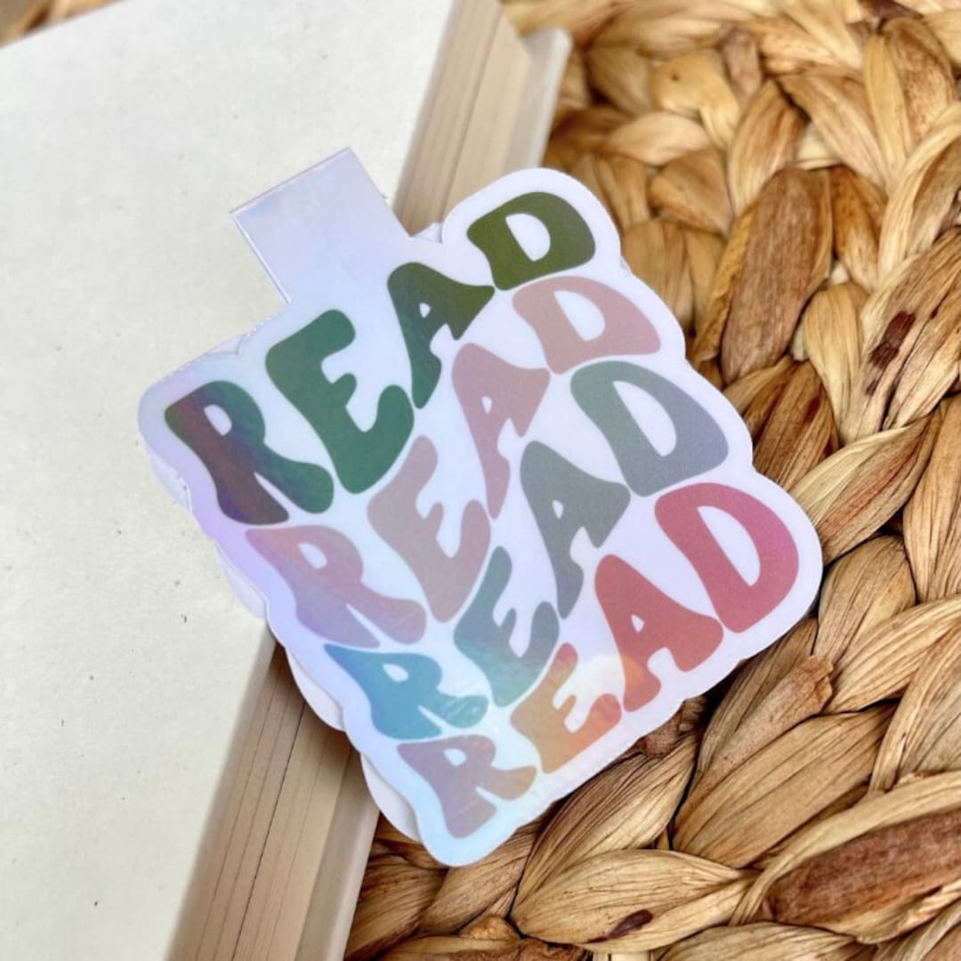 READ READ READ Magnetic Bookmark, Bookish, Handmade Gifts, Gifts for ...