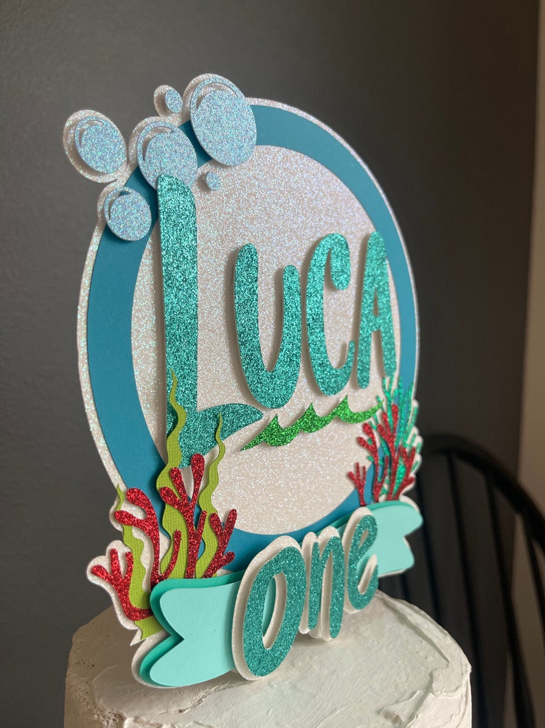 LUCA Inspired Cake Topper Birthday Boy Baby Shower Birthday - Etsy