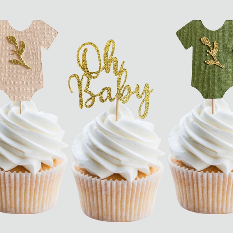Baby Cupcake Toppers - Etsy