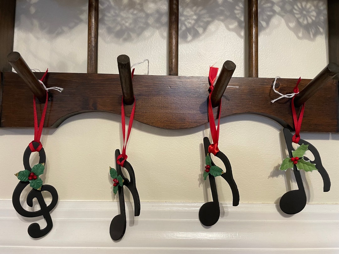 Music Note Christmas Ornament - Etsy