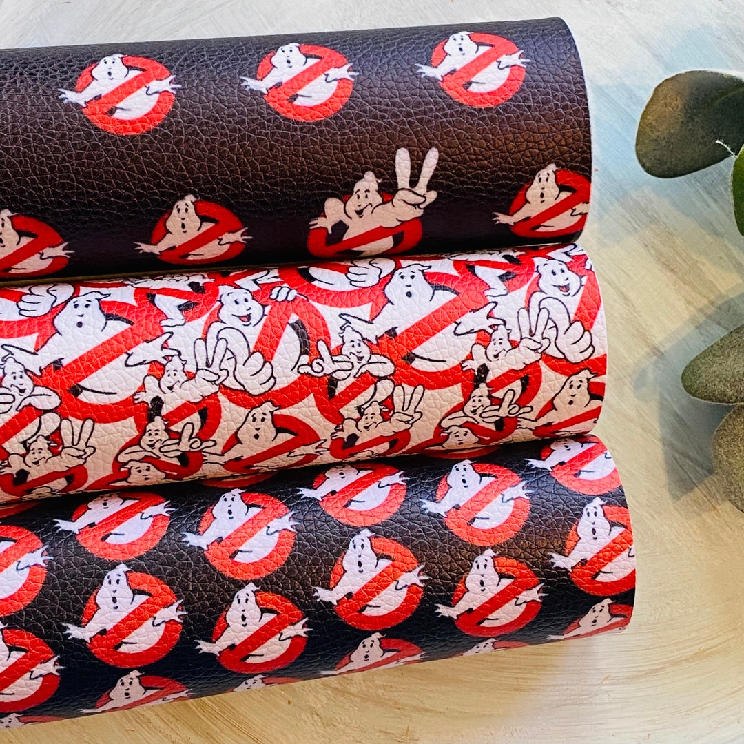 GHOST BUSTER Faux Leather Sheet Synthetic Leather Litchi - Etsy