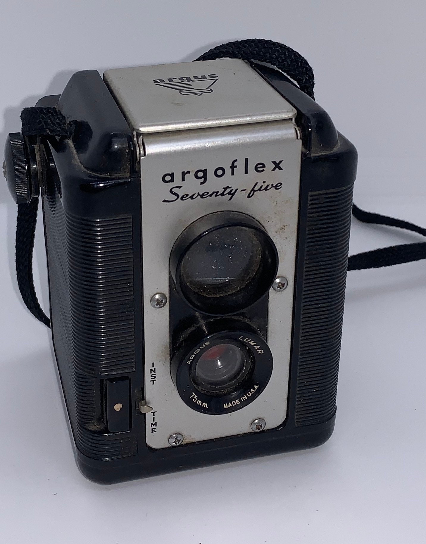 Vintage Argus Argoflex Seventy-five Camera, With Original Instructions ...