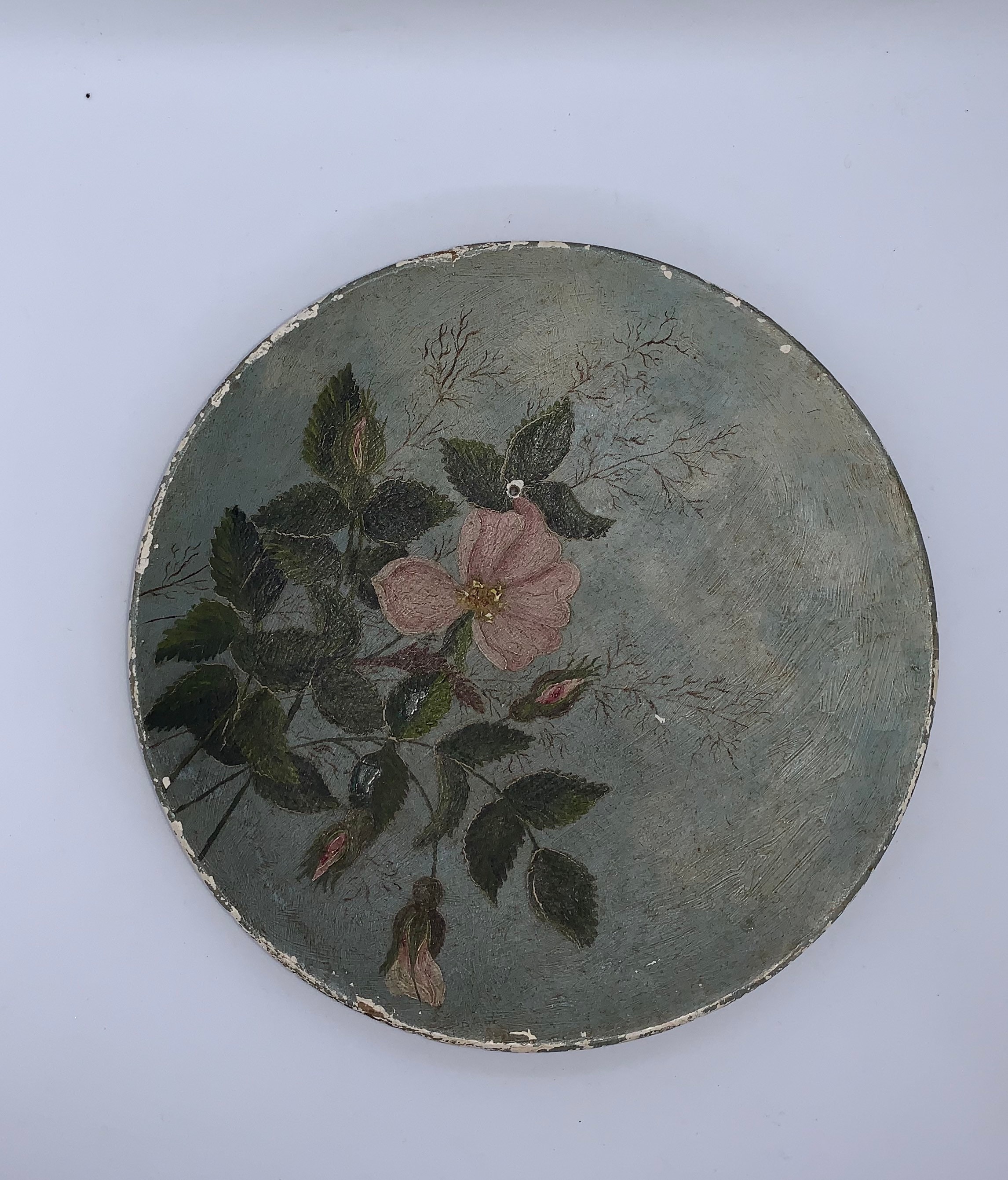 Antique Paper Mache Hand Painted Plate With Roses Circa 1890's - Etsy
