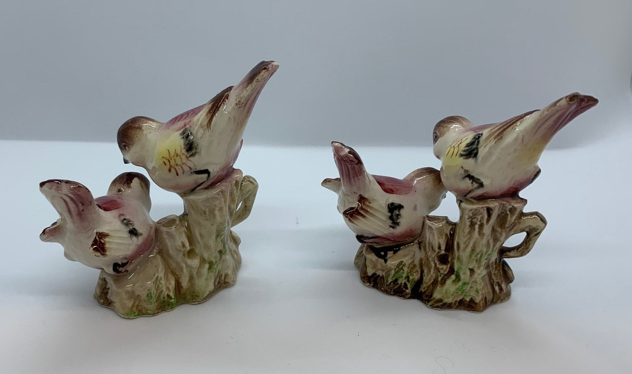 Vintage Pair Of Bird Figurines Pretty Bird Statue Birds | Etsy