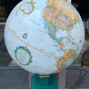 Vintage Replogle 12 Inch World Classic Series Blue Globe, 1997-1998, No ...
