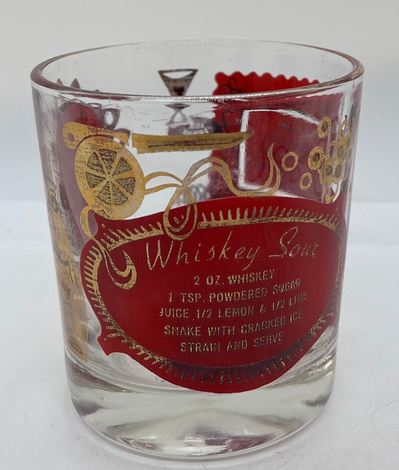 Vintage Hazel Atlas on the Rocks, Whiskey, Lowball Glasses, Whiskey ...