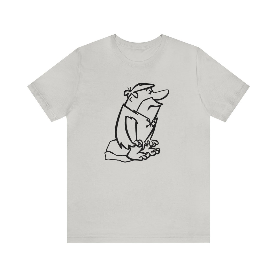 Barney Rubble Retro Cartoon Gender Neutral Jersey Short Sleeve Tee Many ...