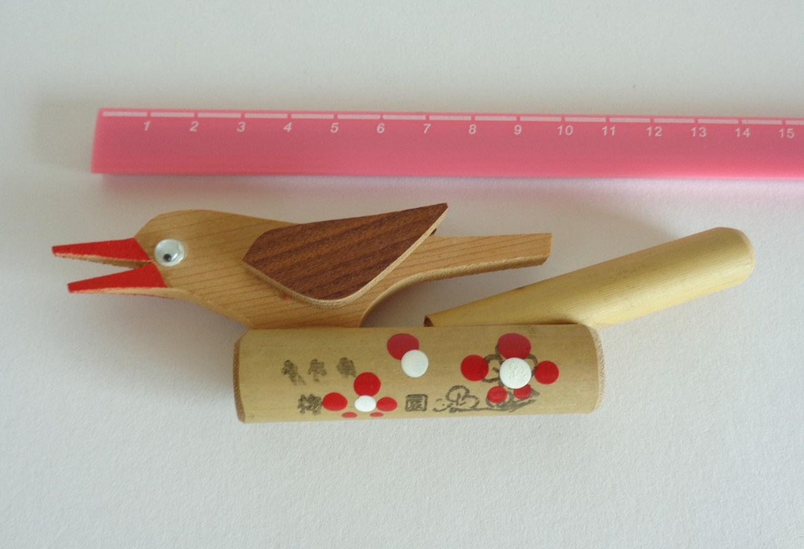 Wooden-bamboo Whistle Bird Japanese Folk Craft S2646 - Etsy